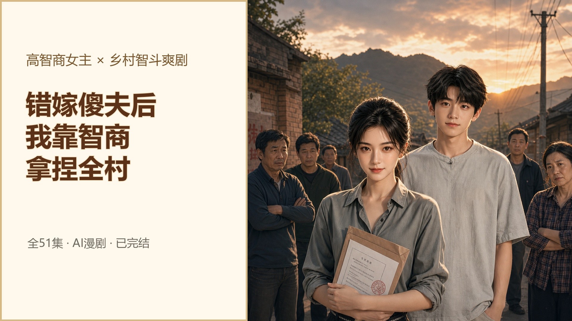 错嫁傻夫后，我靠智商拿捏全村_电视剧_高清完整版视频在线观看_腾讯视频